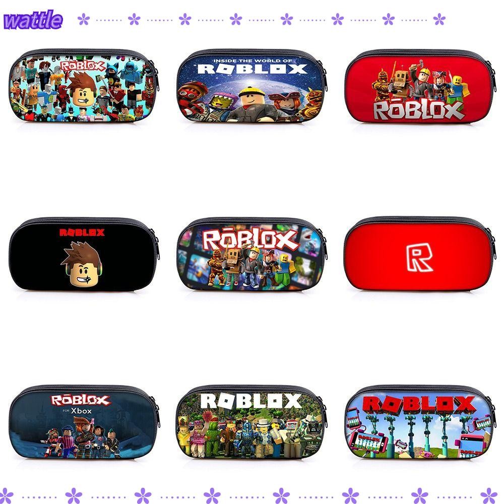 WATTLE Roblox Pen Boxes, Storage Printing Pencil Bag, Polyester Single ...