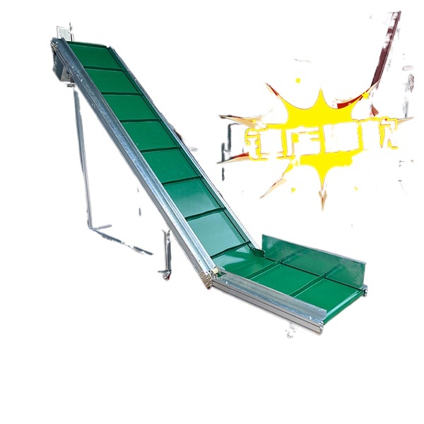 Climbing feeding conveyor small injection molding machine conveyor belt ...