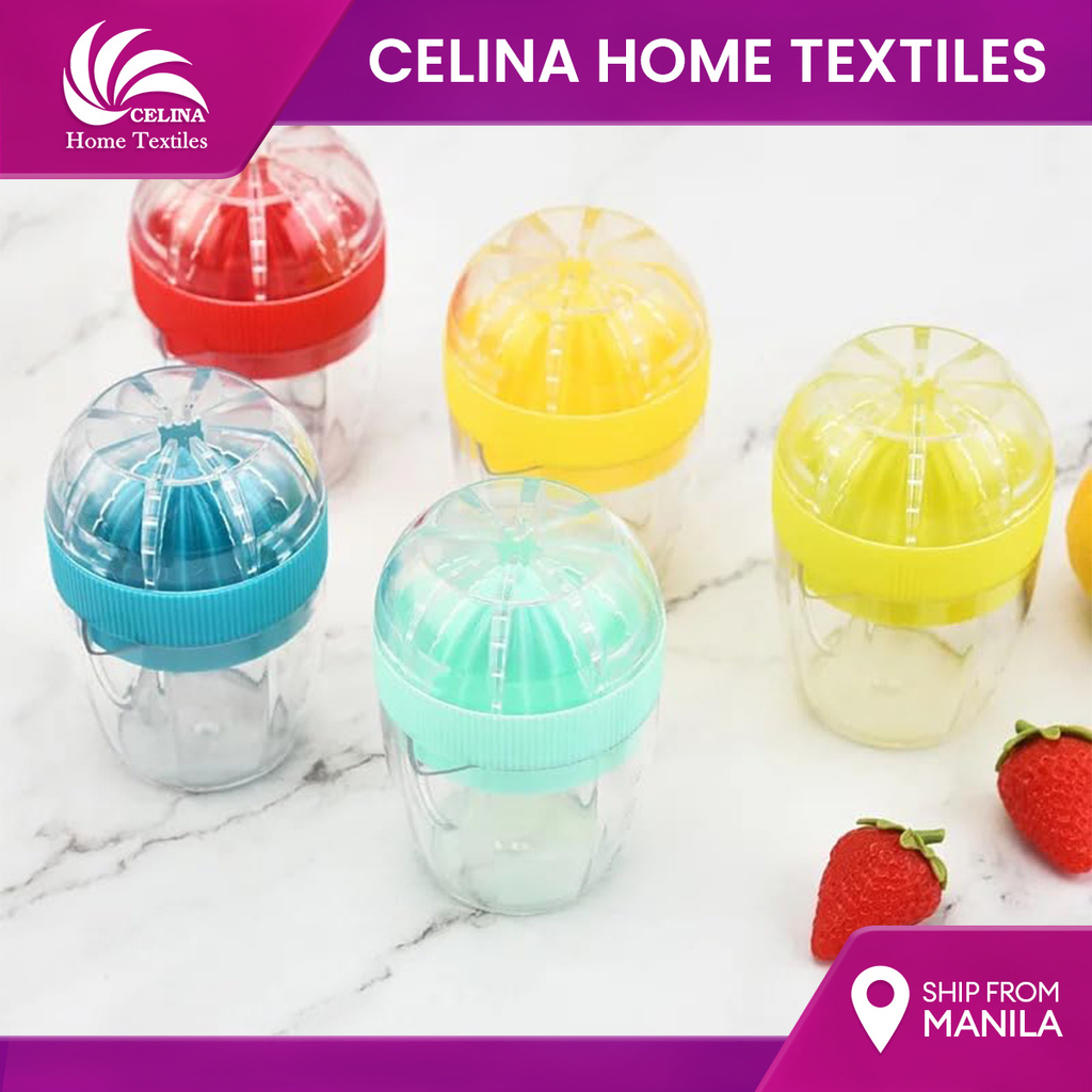 Celina Lemon Orange Squeezer Mini Hand Press Manual Juicer (Random ...