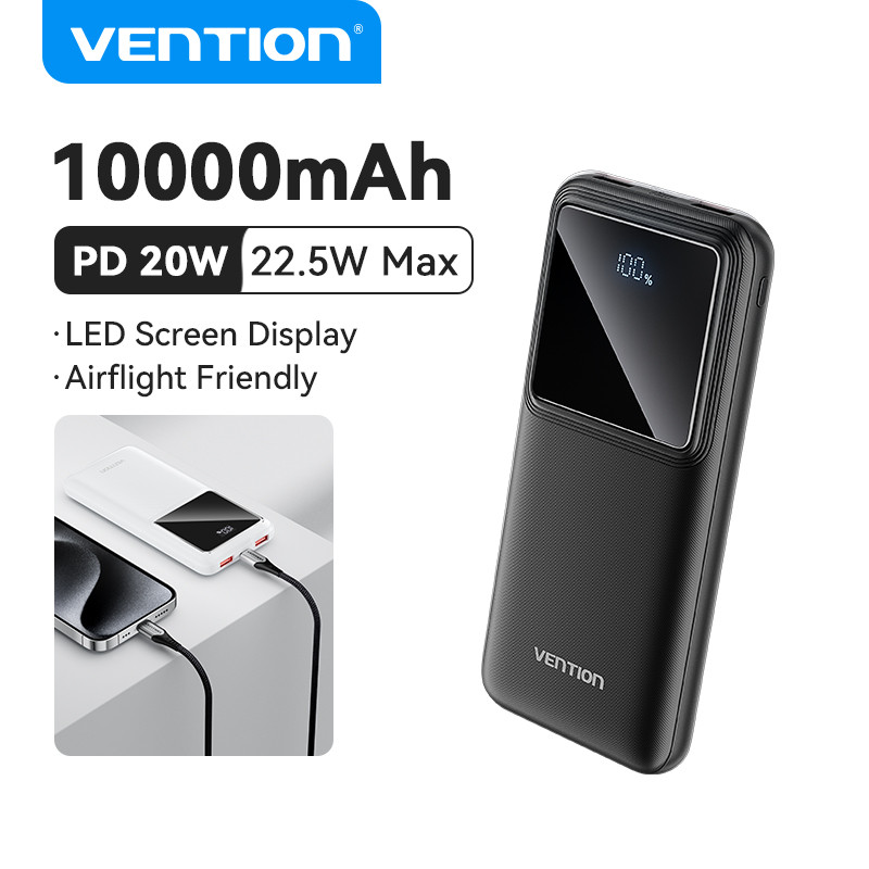 Vention 22.5W PowerBank (1 Year Warranty)20000mAh 10000mAh Fast ...