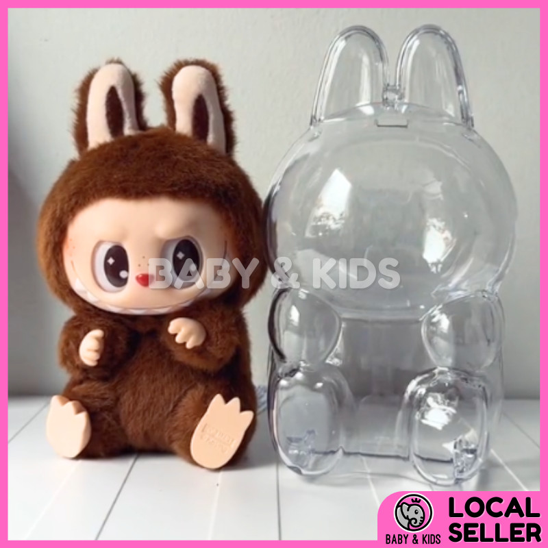 V2 Labubu Have A Seat Acrylic Transparent Protective Case Portable ...