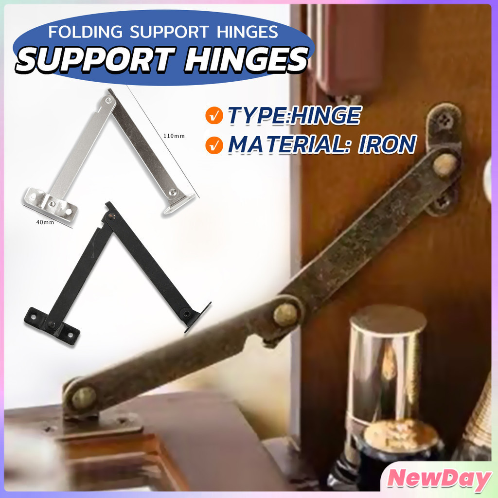 N.D Rotatable Folding Lid Support Hinges for Furniture Cabinet | Shopee ...