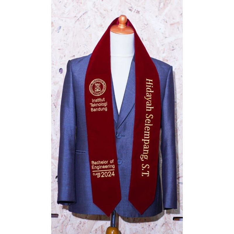 Graduation Sash (1St Anniversary) Neck Graduation Sash/Embroidered ...