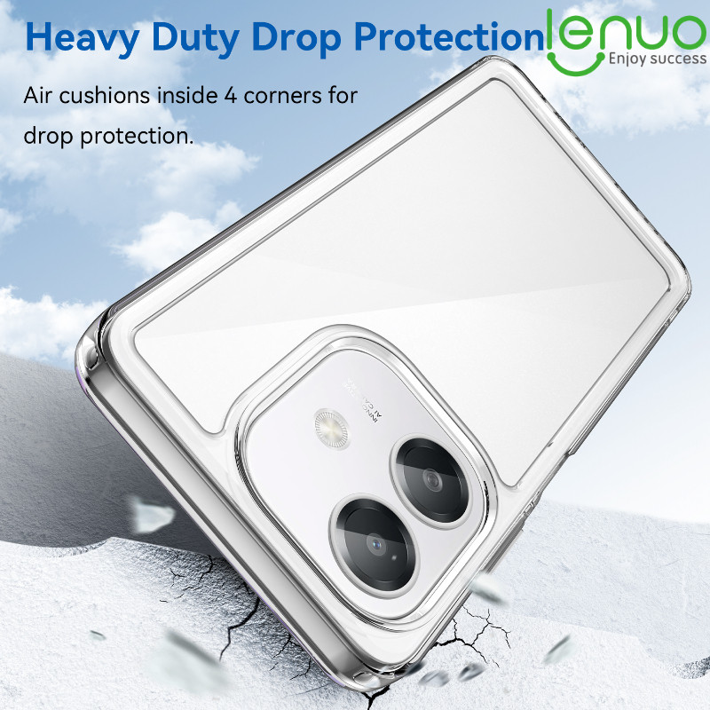 Lenuo Transparent Phone Case for Oppo A3 A5 Pro A3X A60 A58 A78 A79 A98 ...
