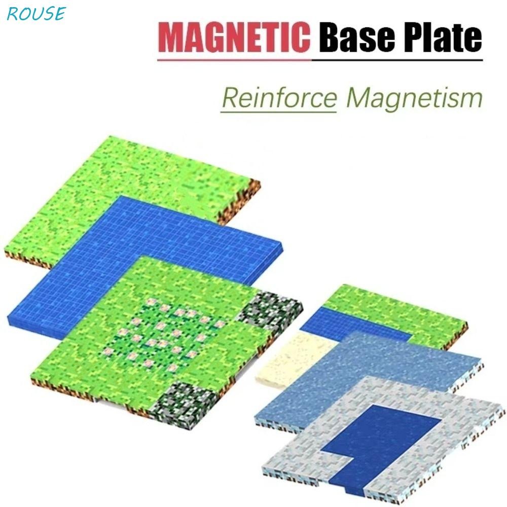 ROUSE Magnetic Base Plate, Puzzle Game Stacking Cube Magnetic Building ...