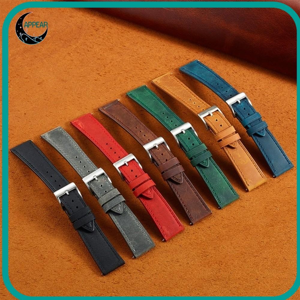 APPEAR Watch Strap, 20mm Soft Leather Watchband, Hot Adjustable ...