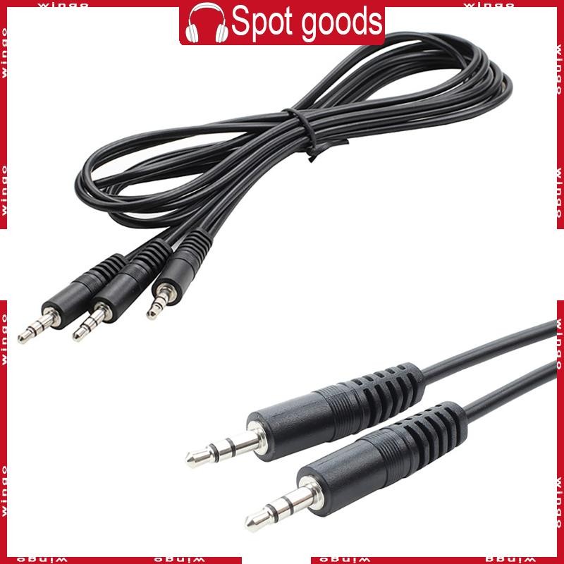 WIN 3 5mm Male Plug Stereo to 2x3 5mm Male Plug Connectors Speaker ...