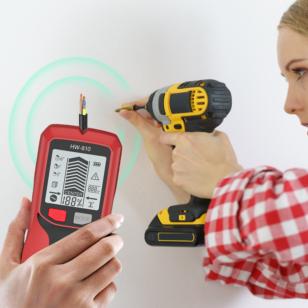 Six-in-One Smart Stud Detector Wall Scanner, Suitable for Wood Magnetic ...