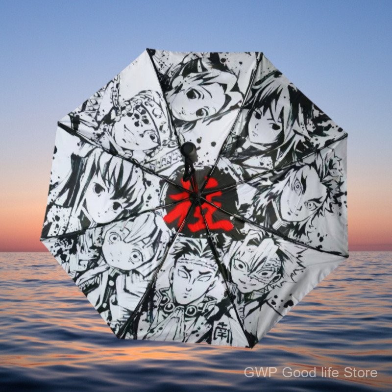 Demon Slayer: Kimetsu no Yaiba Sun and Rain Umbrella Vinyl Sunscreen ...