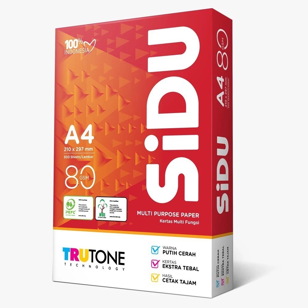 (1 RIM) 80 GSM A4 SIDU HVS PAPER | MITRA ABADI CATALOG | Shopee Philippines
