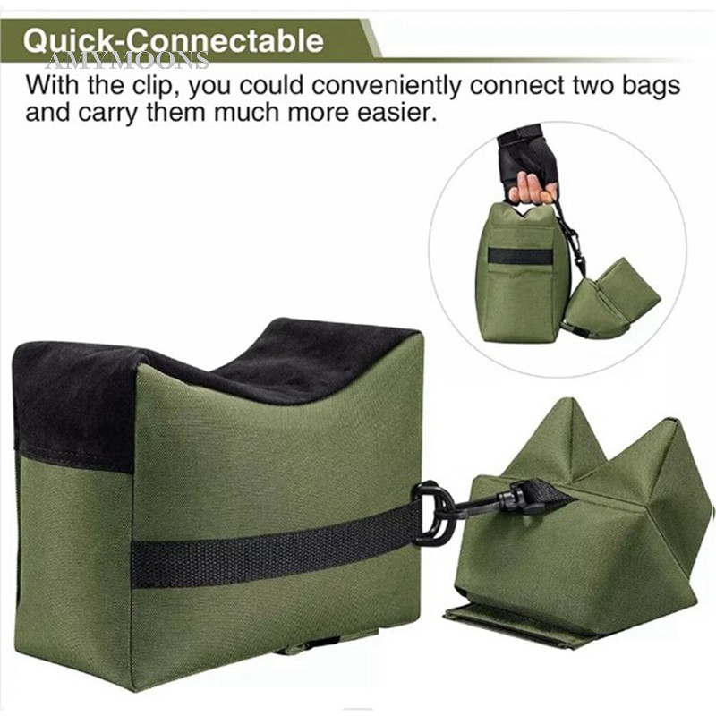 Amymoons Outdoor Tactical Sandbag Support Bag Sight Sandbag Refillable ...