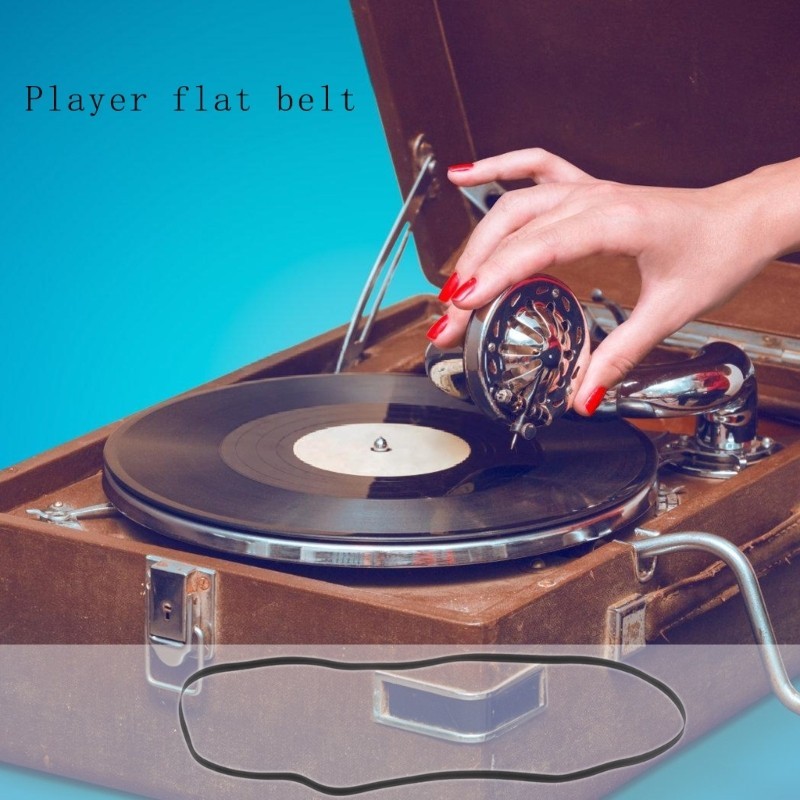 R* Turntable Belt for Record Player Belt Replacement Rubber Flat Drive ...