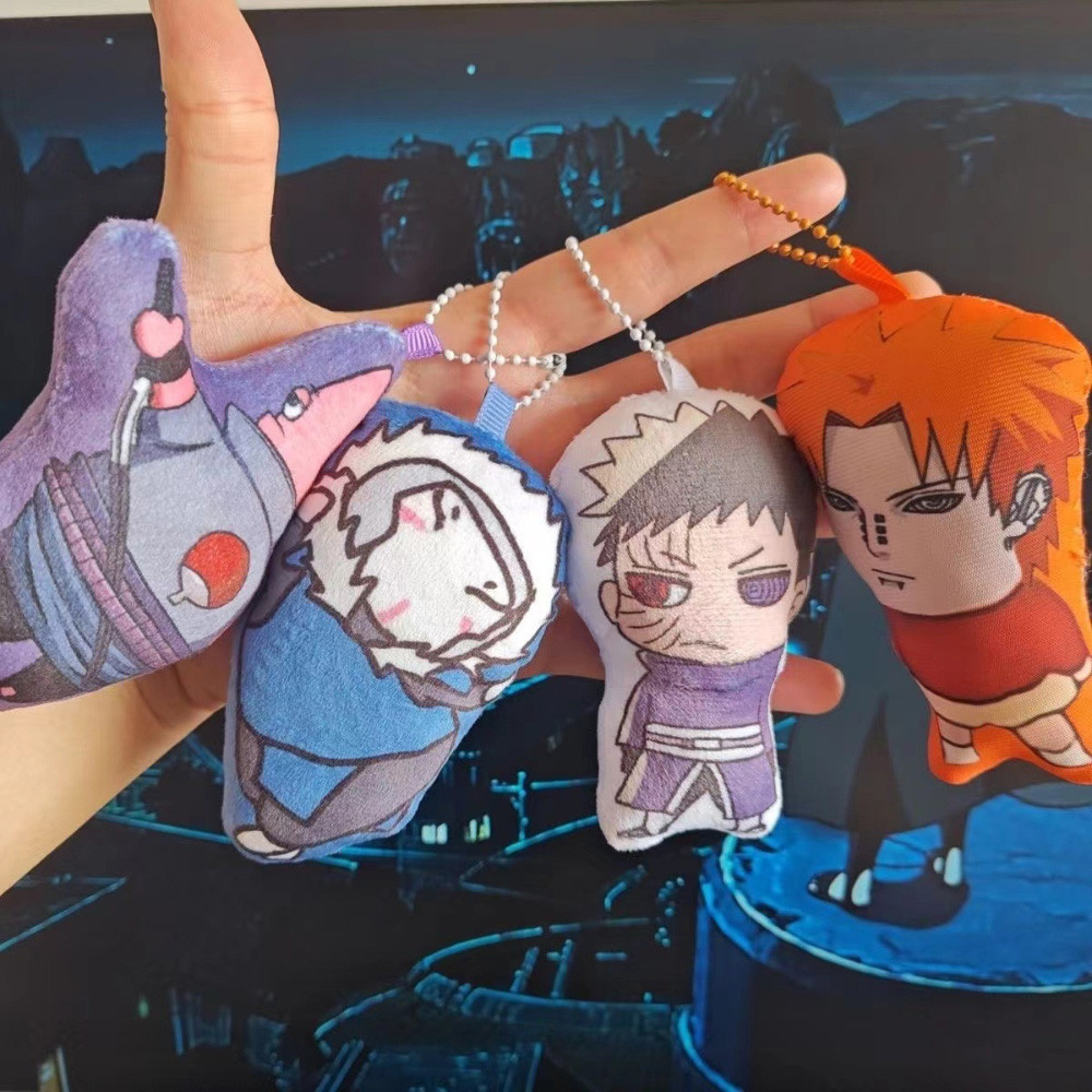 Naruto push-to-speak doll keychain Second Generation Obito Sasuke Super ...