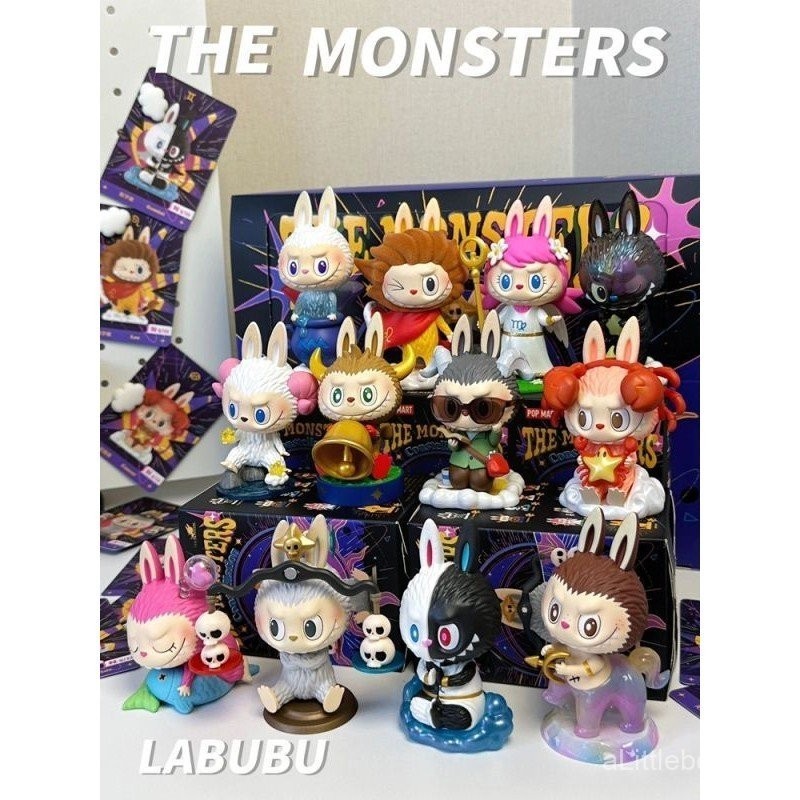 Popmart POPMART LABUBU THE MONSTERS Twelve Constellation Series Mystery ...