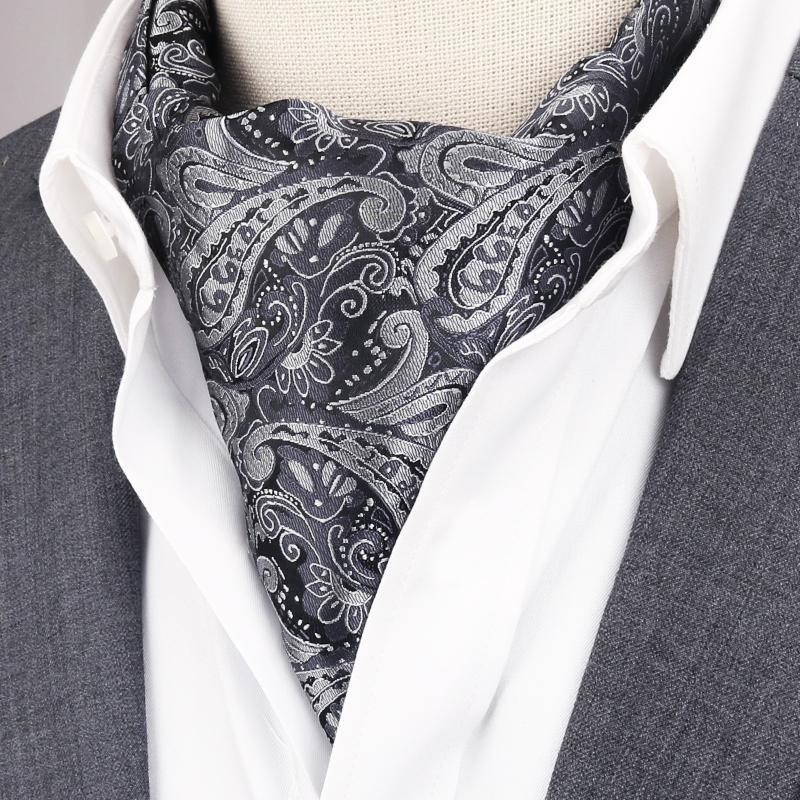 Korean Version Scarf Men British Formal Wear Business Suit Neckline ...