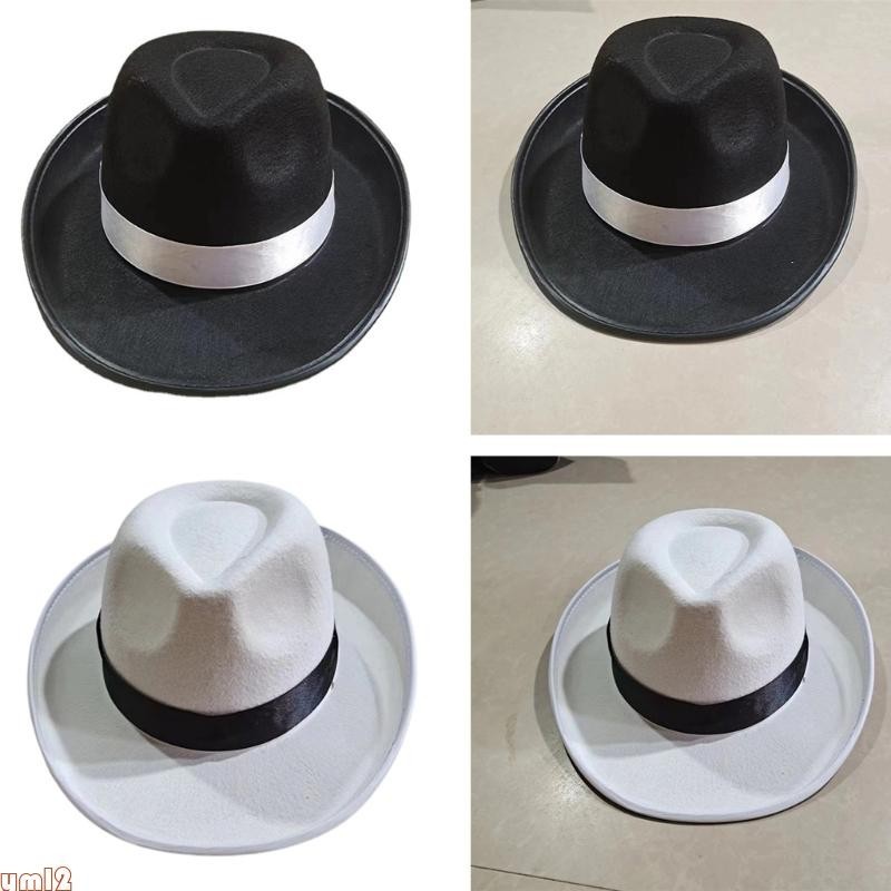 yml2 Elegant French Style Trilby Hat Wear Resistant Fedora Hat for ...