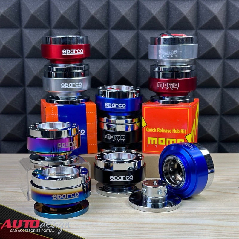 Momo Racing Steering Wheel 6 Hole Aluminum Car Quick Release Steering ...