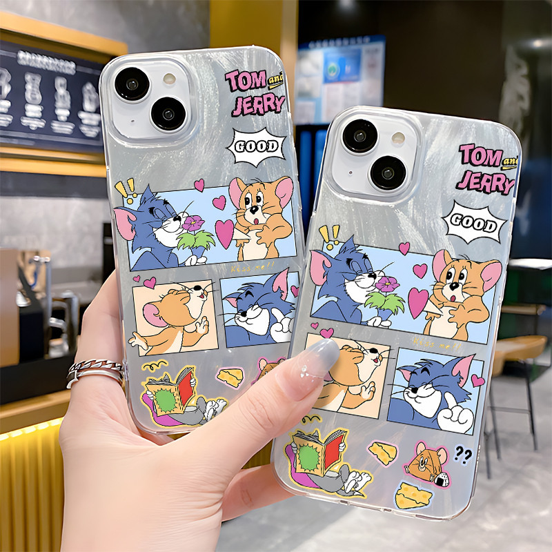 Tom and Jerry Quicksand silver Phone Case For HONOR 200 100 90 80 70 60 50 30 SE Pro+ X8 X9 X30 ...