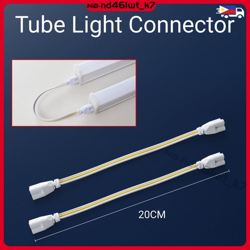 【BUY 1 TAKE 1】20cm T5 T8 Double End 3 Pin LED Tube Connector Cable Wire ...