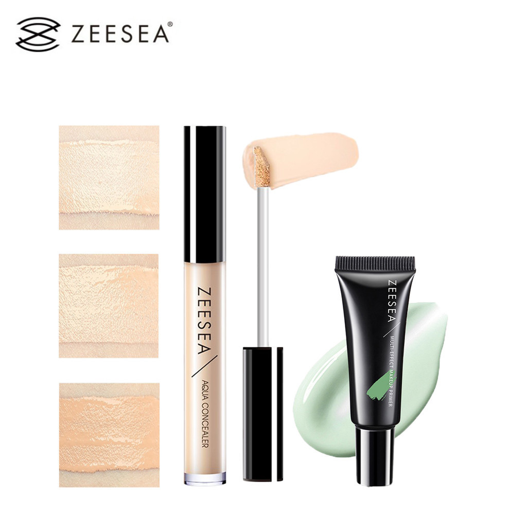 ZEESEA Primer +Concealer Full Coverage Base Shrink pores Color ...