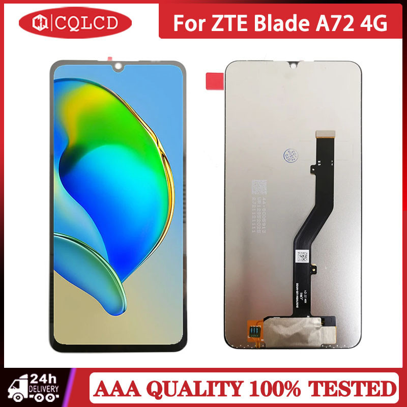 For ZTE Blade A72 4G LCD 1080 x 2400 pixels Screen Touch Digitizer ...