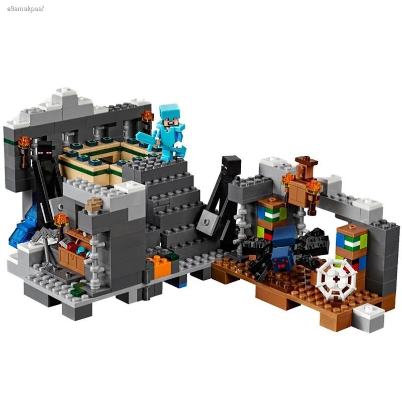 22 minecraft creeper mine cave hell end portal compatible with Lego ...