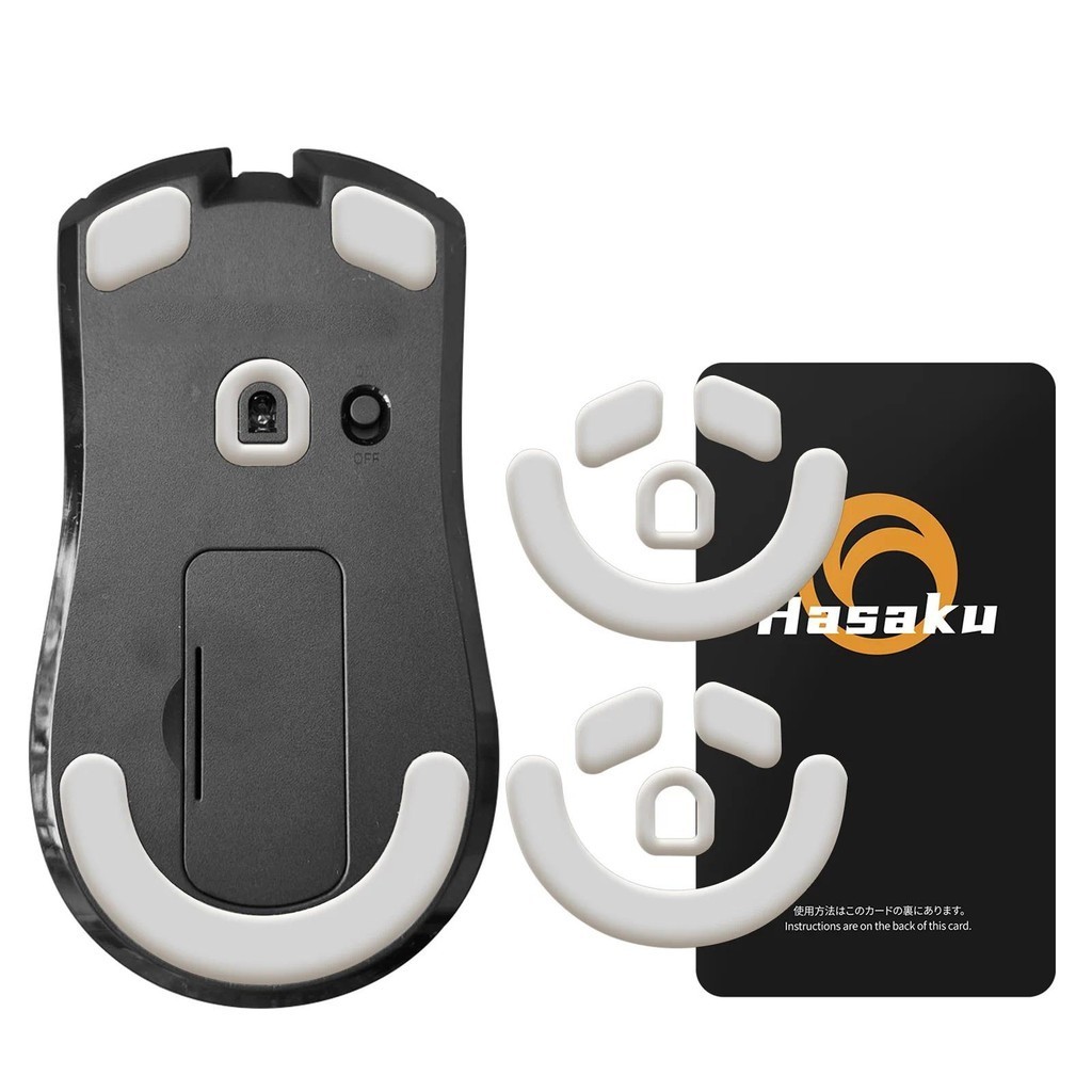 2 Sets HASAKU Rounded Curved Edges Gaming Mouse Feet Skates for Viper ...