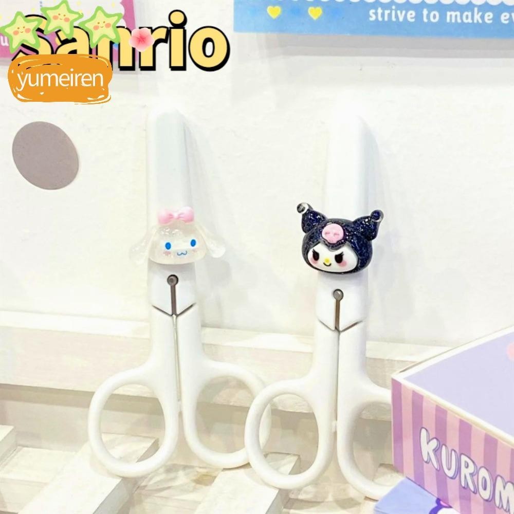 YUMEIREN Kuromi Scissors, Plastic Stainless Steel Cartoon Scissors ...