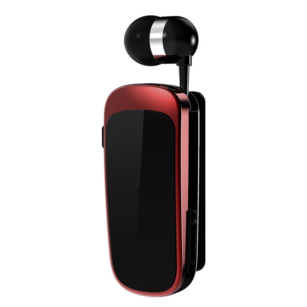 Single Ear Bluetooth Headset V4.1 Listening Simple Retractable Cable ...