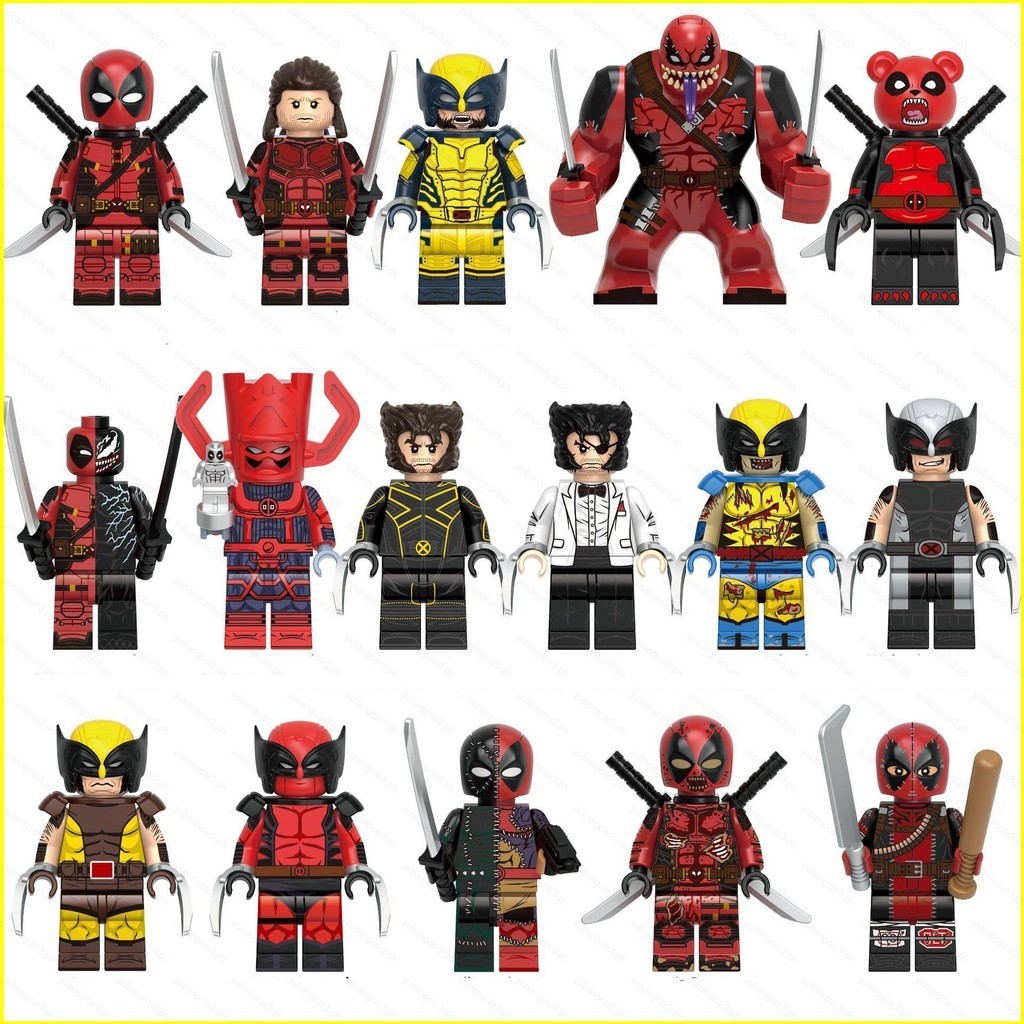 INS Deadpool Wolverine Building Blocks Venom Deadpool Galactus ...