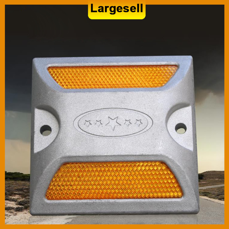 10*10cm Aluminum Road Reflector Stud Highway Pavement Marker Road ...