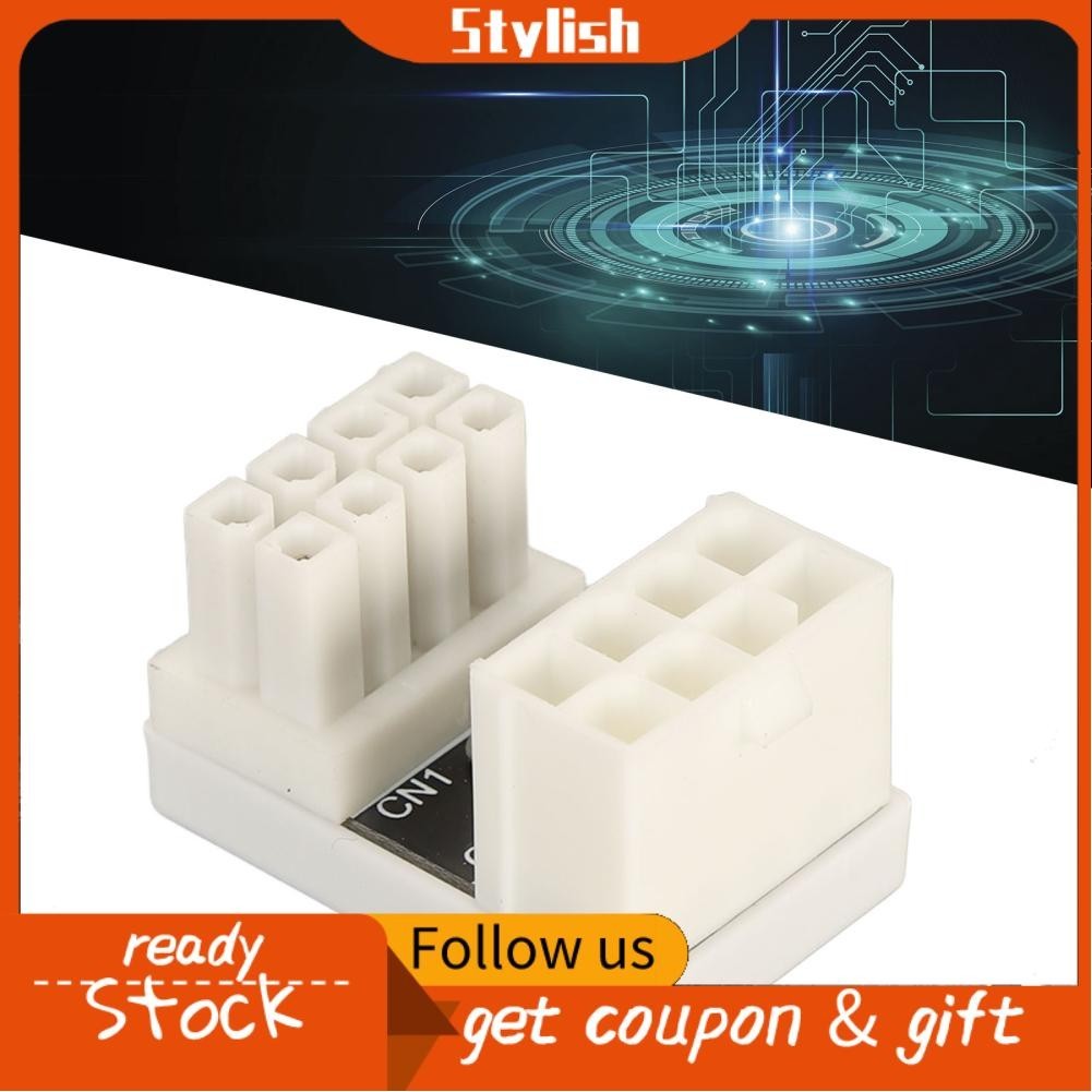 Stylish365 Graphics Card 180 Degree Angle Power Adapter PCIE GPU U Turn ...