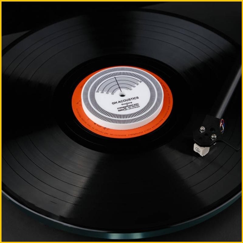 UTAKEE Speed Test Disk Over hangRecord Clamp for Vinyl Record Player ...