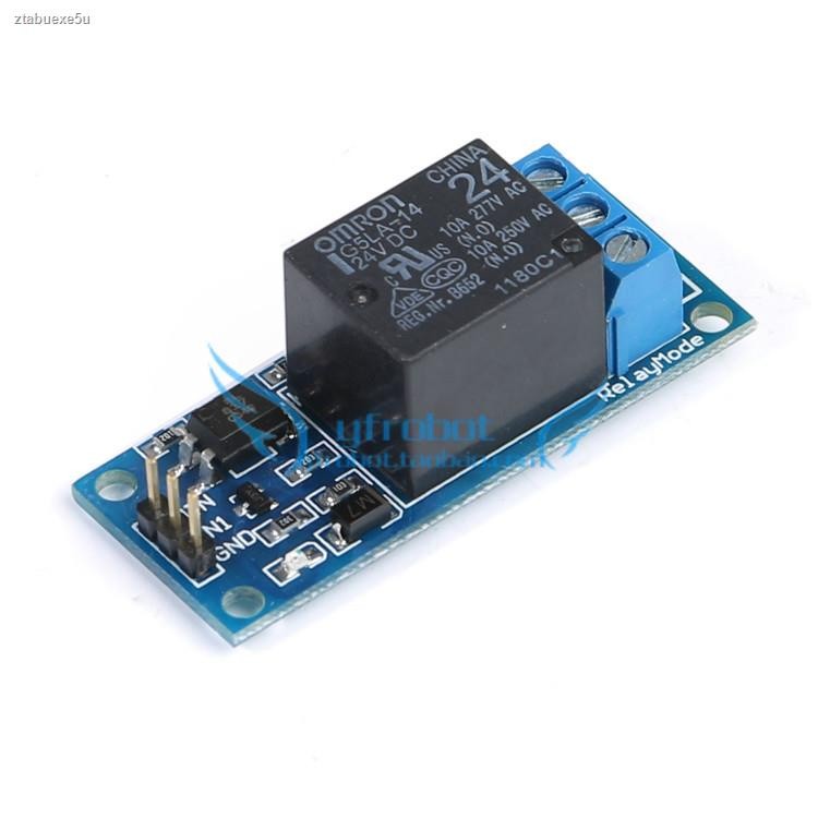 Single-channel relay module optocoupler isolation Omron active high ...
