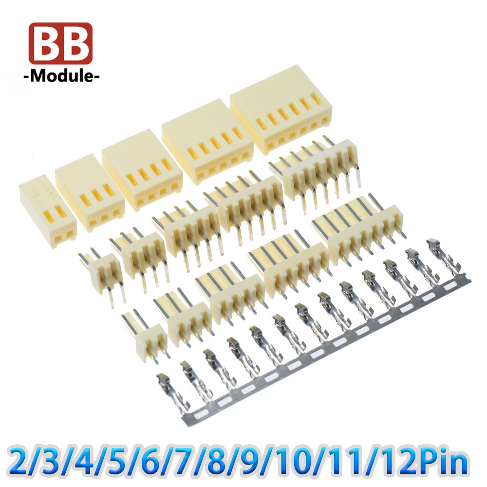 10PCS KF2510 Connector 2P 3P 4P 8P KF2510-4AW male female housing connector straight right angle ...