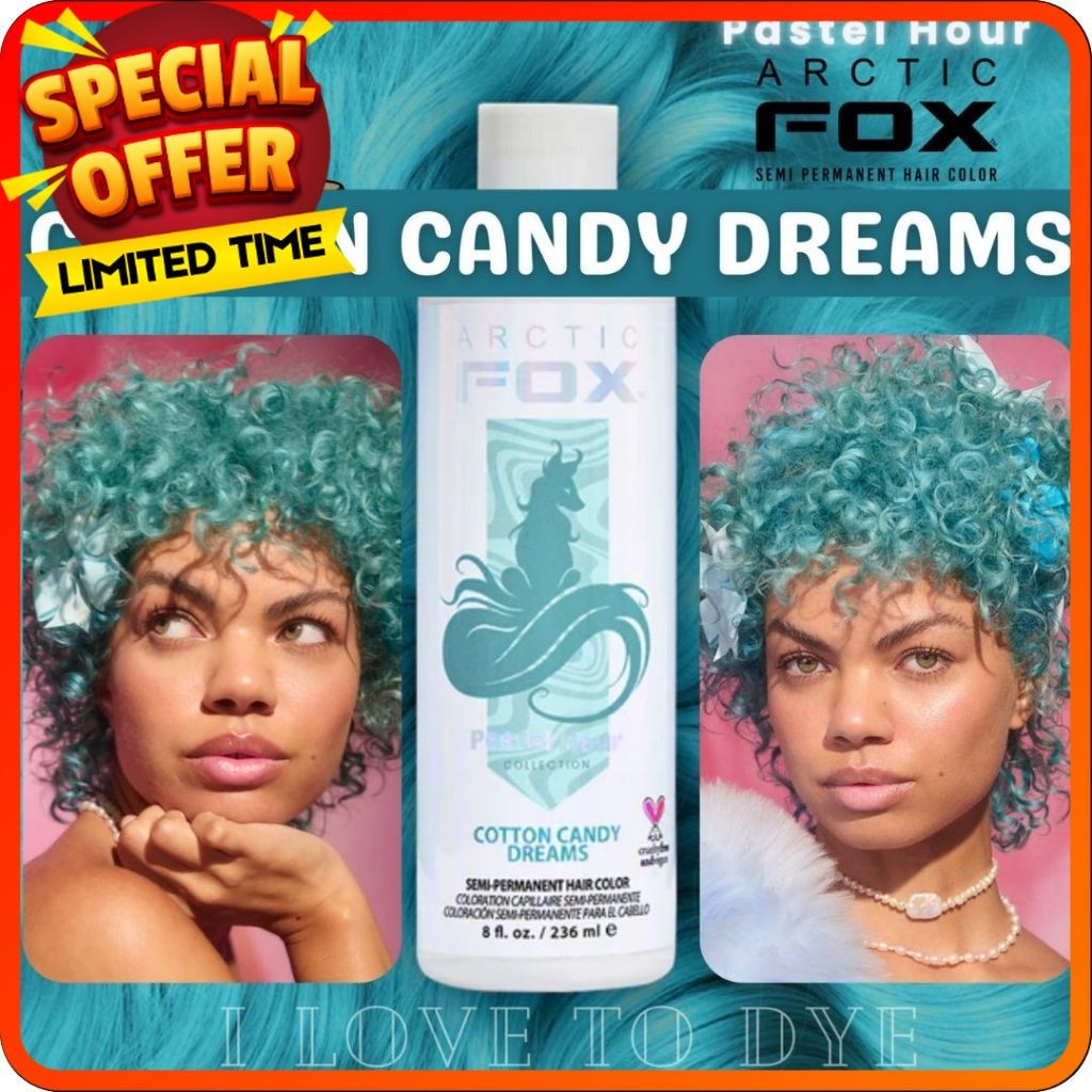 [I Love to Dye] Arctic Fox Cotton Candy Dreams Pastel Hour Semi ...