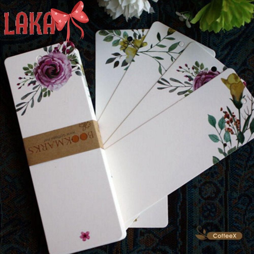 LAKA 40 PCs/lot Bookmark Creative Book Holder Message Card Gift Tag ...