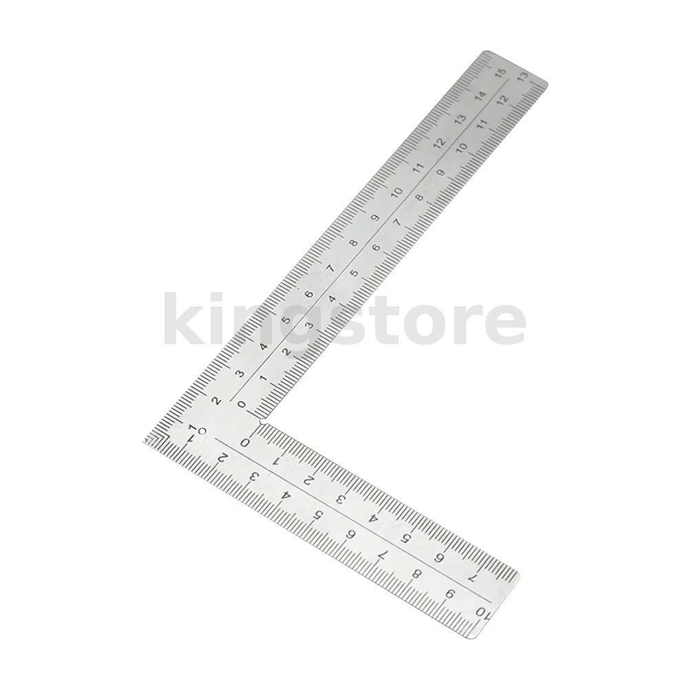 Stainless Steel L Square Ruler Right Angle Measuring Tool 100mm 150mm ...