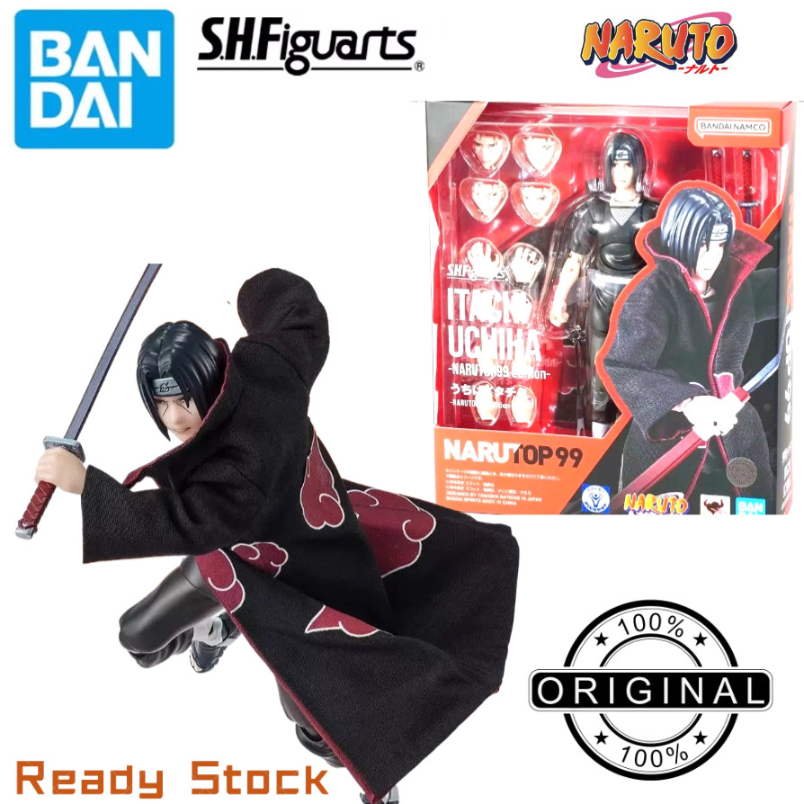 BANDAI Authentic SHF Itachi uchiha 2.0 NARUTO99 Naruto Action Figure ...
