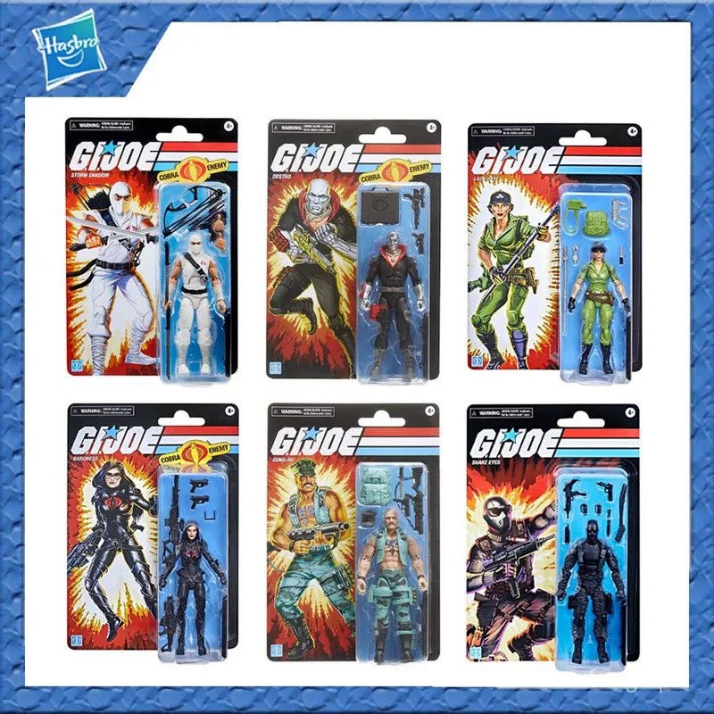 Hasbro G.i. Joe Classified Series Retro Gung Ho Snake Eyes Zartan ...
