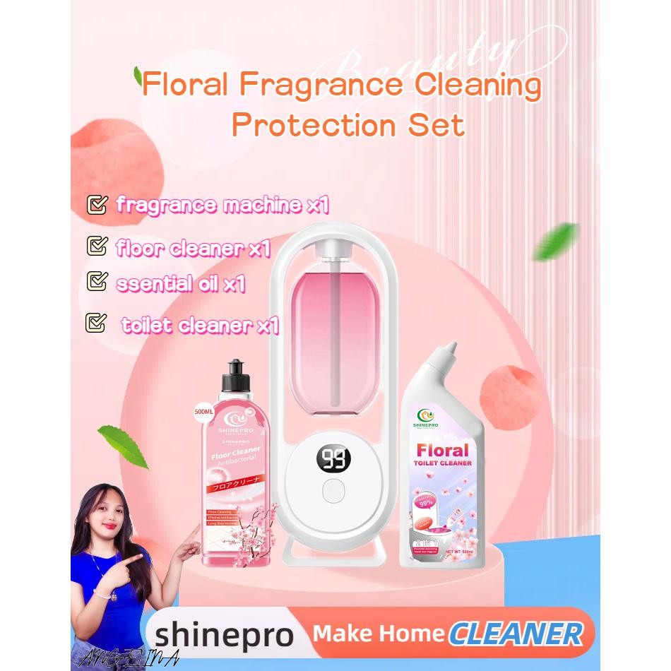Shinepro Floral fragrance cleaner set ,long-lasting fragrance, floral ...