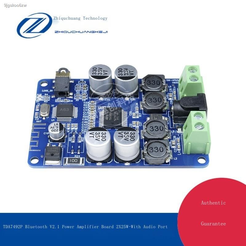 TDA7492P Power Amplifier Board 25W 25W Bluetooth V2.1 Speaker Retrofit Power Amplifier Audio ...
