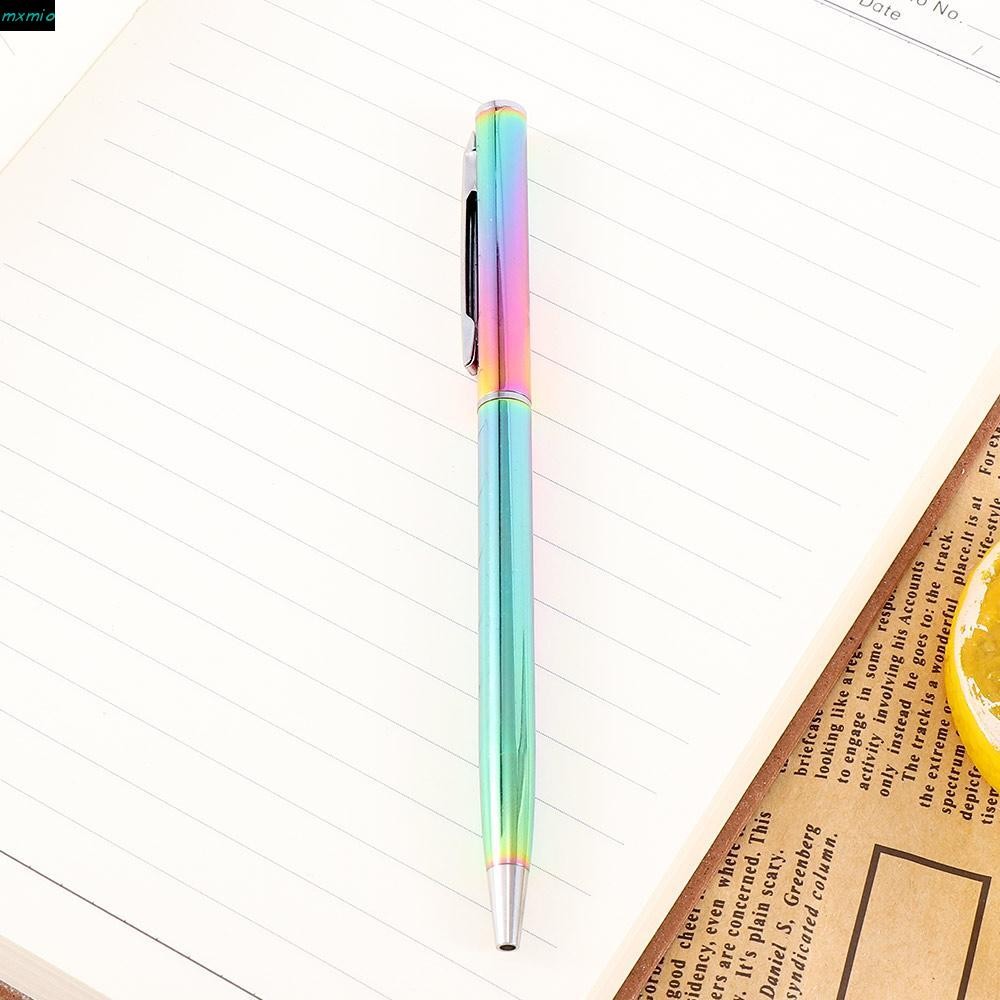 MXMIO Rainbow Colorful Color Ballpoint Pen Metal Student Stationery ...