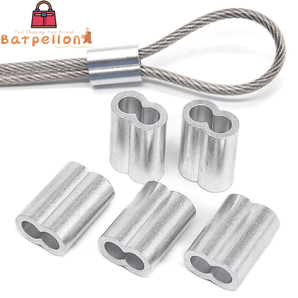 BARPELLON 10-50Pcs Crimp Sleeve, Double Hole Fixing Clip Cable Clip, 8 ...