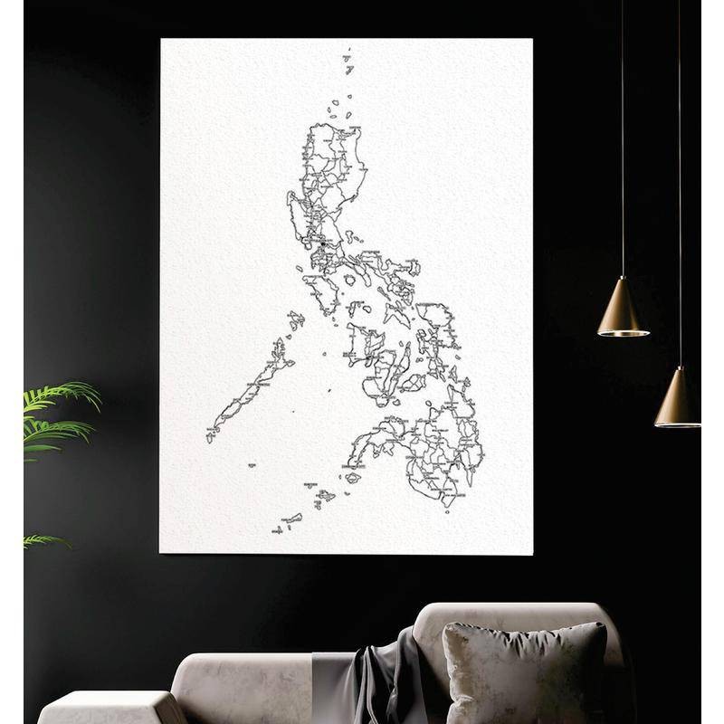 Printable Map of Philippines with city names and roads- Country Map ...
