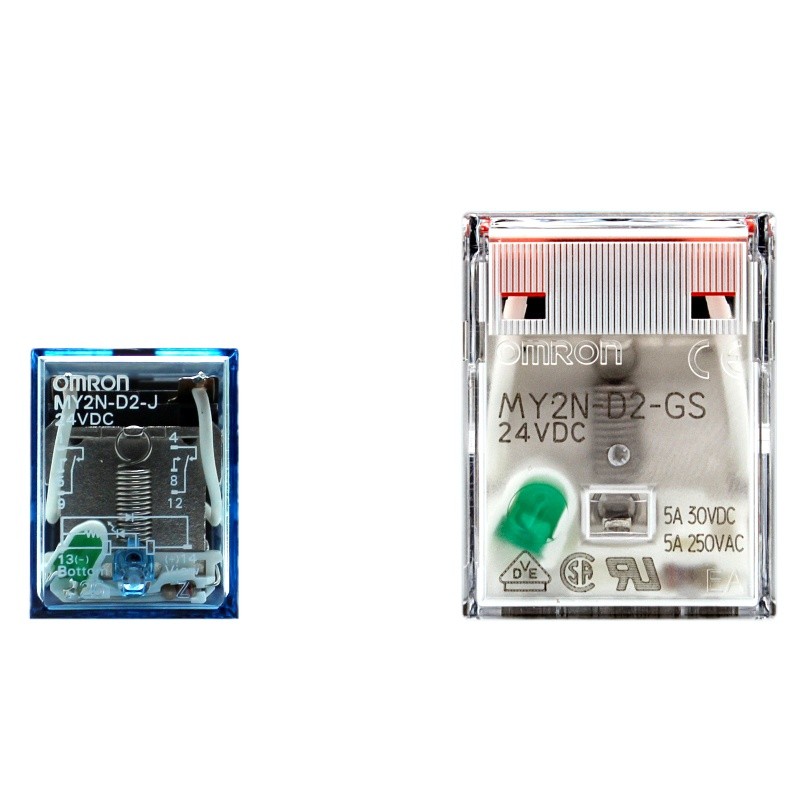 genuine goods OMRON RELAY MY2N-D2-GS-MY2NJ-ZY2N-J-HH52P-FL 24VDC ...