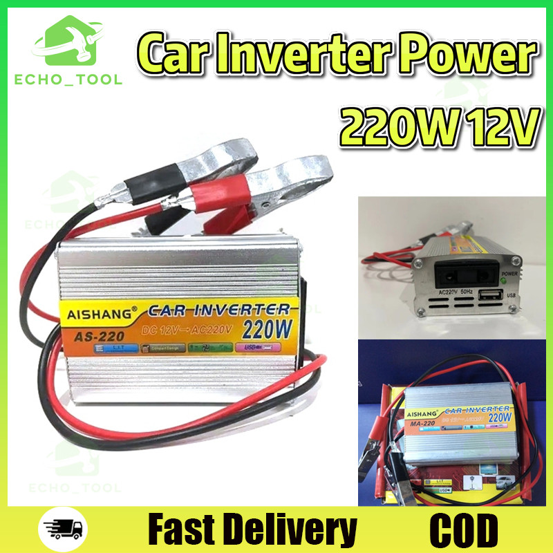 Solar Power Inverter 12v Hanggang 220v 220W 500w 1000w Auto Inverter ...