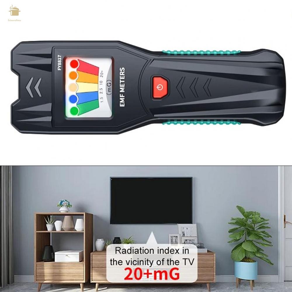 EMF Meter Wide Frequency Range 5 LED Display Battery Powered Ergonomic ...