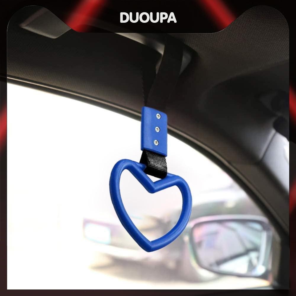 Colorful Car Tow Strap Love Ring Heart JDM Train Bus Handle Hand Strap ...