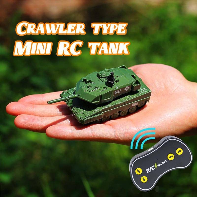 2.4G RC Mini Crawler Tank Toy 1/77 Scale German Panther Remote Control ...